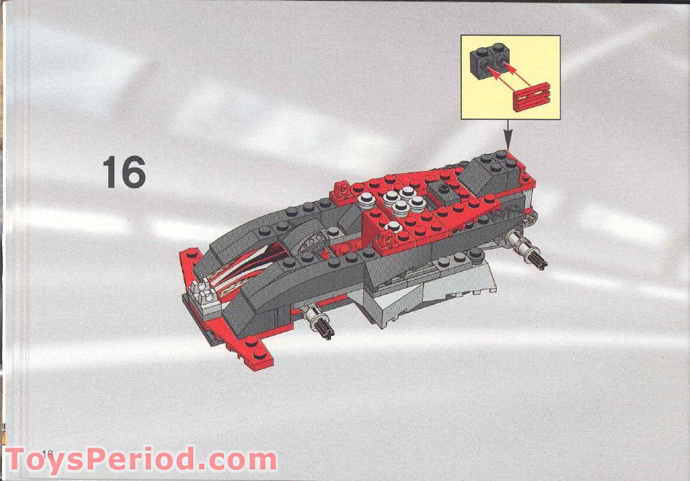 LEGO 8357 Zonic Strike Instructions and Parts List