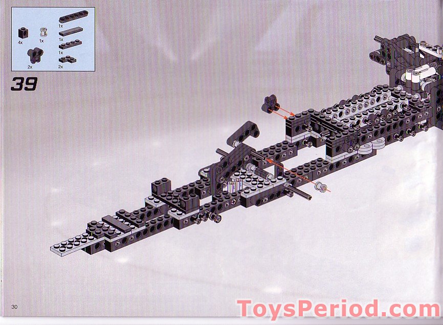 LEGO 8461 Williams F1 Team Racer Instructions and Parts List