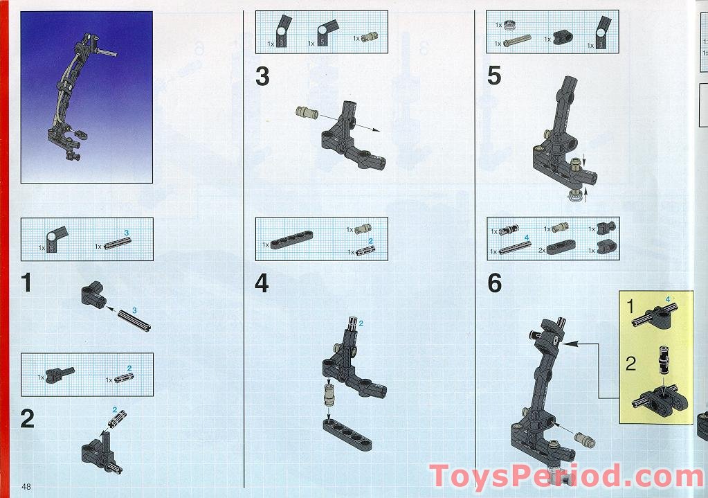LEGO 8479 Barcode Multi-Set Instructions and Parts List