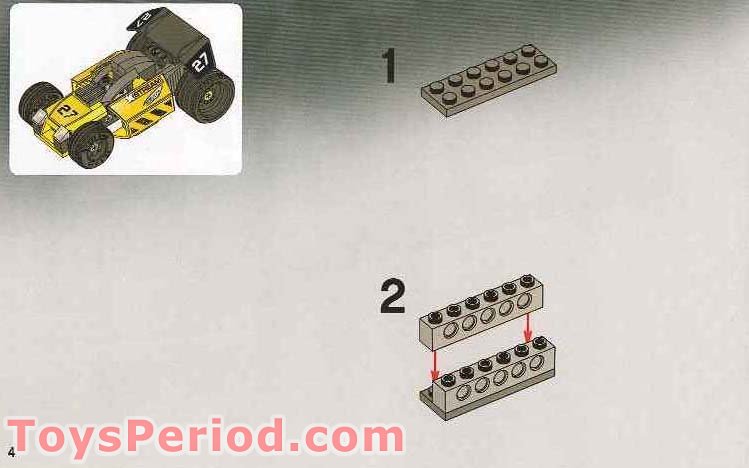 LEGO 8490 Desert Hopper Instructions and Parts List