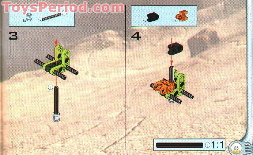 LEGO 8537 Nui-Rama Instructions and Parts List