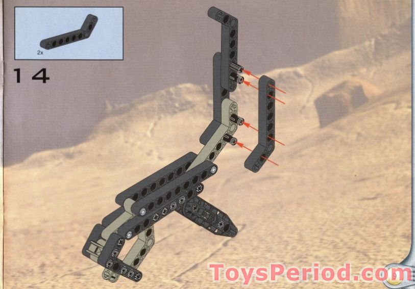 LEGO 8548 Nui-Jaga Instructions and Parts List