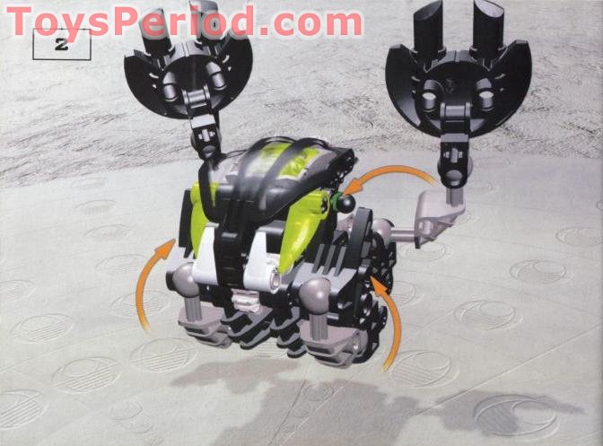 LEGO 8561 Nuhvok Instructions and Parts List