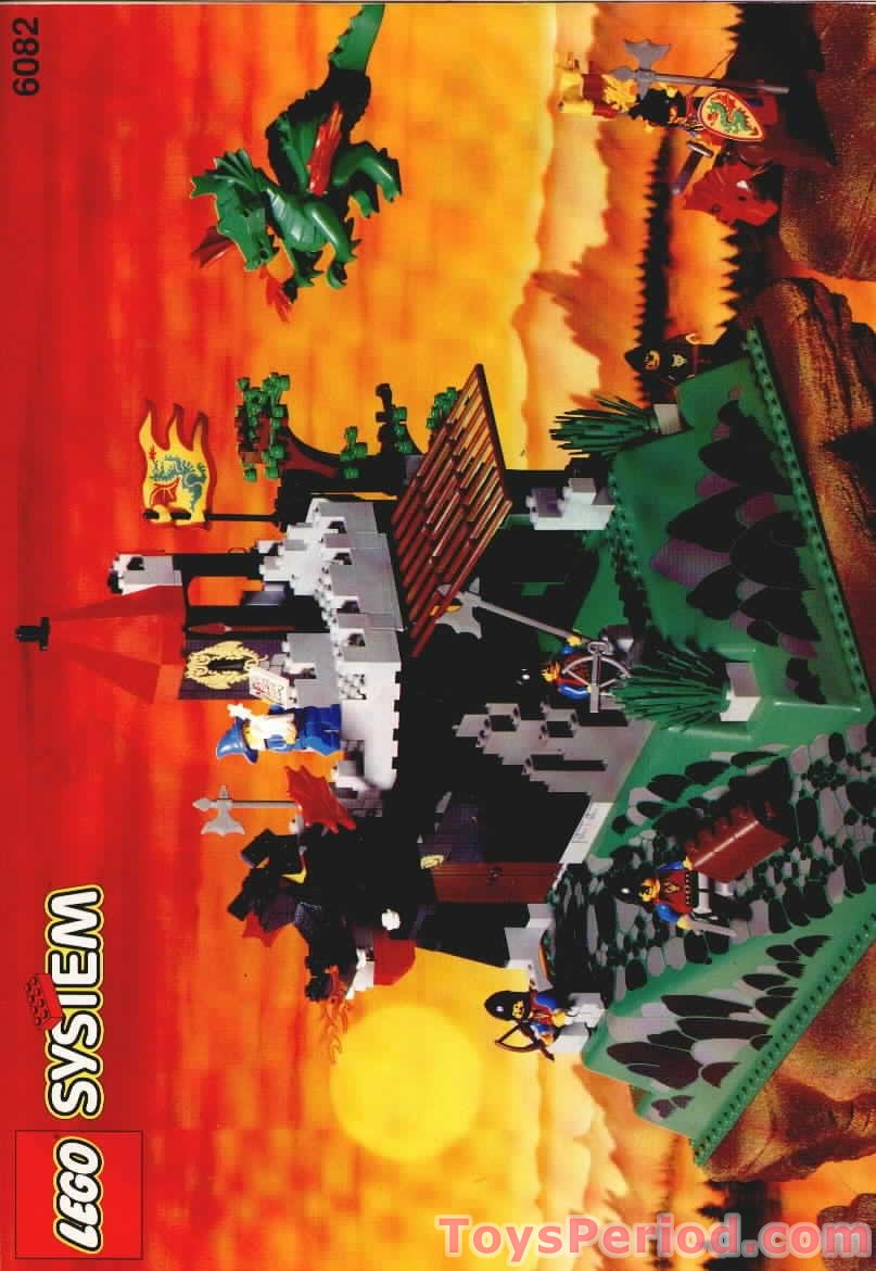 LEGO 6082 Fire Breathing Fortress Instructions and Parts List