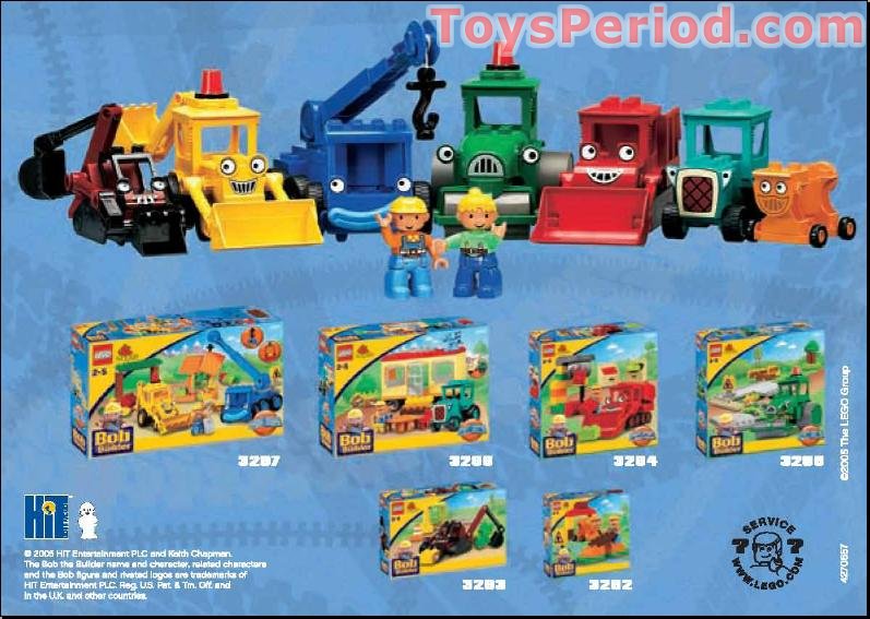 LEGO 3295 Roley's Road Set Instructions and Parts List