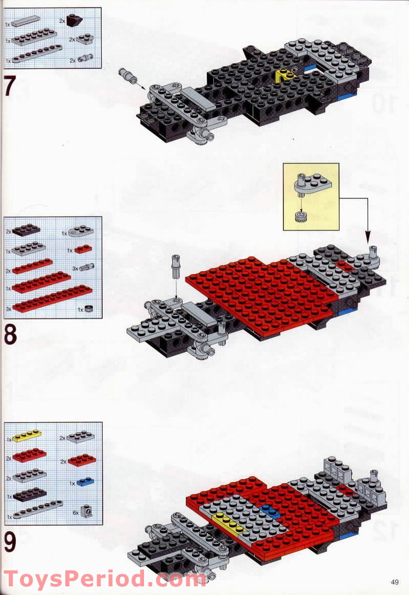LEGO 5591 Mach II Red Bird Rig Instructions and Parts List