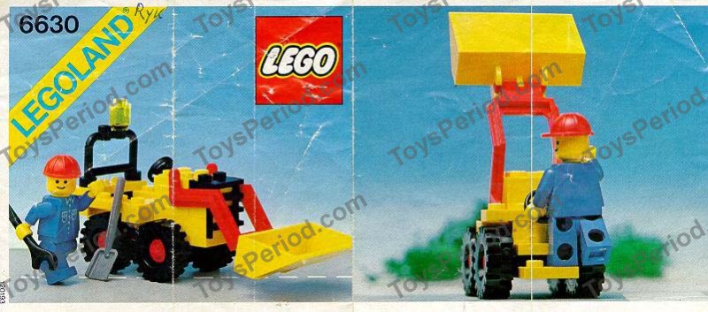 LEGO 6630 Bucket Loader Instructions and Parts List