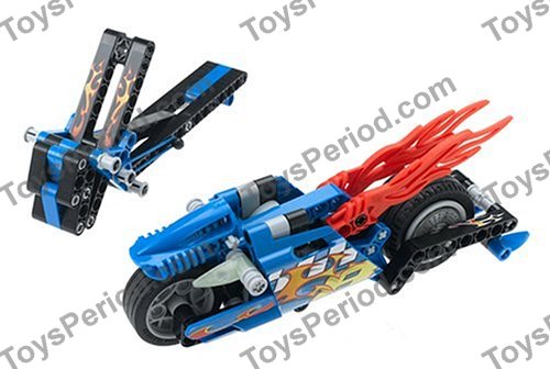 LEGO 8646 Speed Slammer Bike Instructions and Parts List
