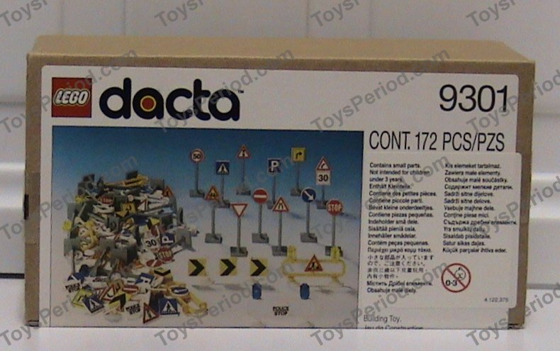 LEGO 9301 Traffic Signs Instructions and Parts List