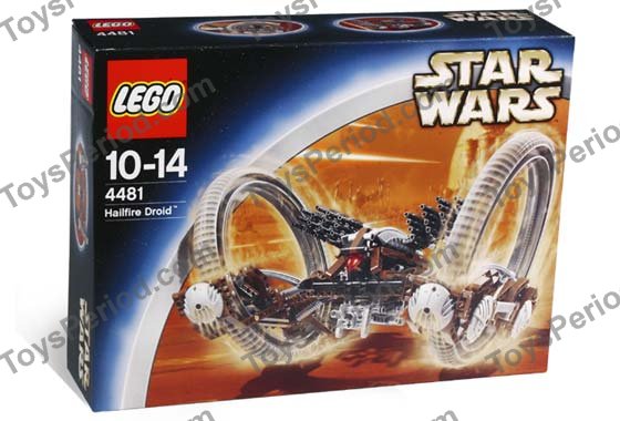 LEGO 4481 Technic Hailfire Droid Instructions and Parts List