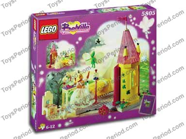 LEGO 5805 Princess Rosaline's Room Instructions and Parts List