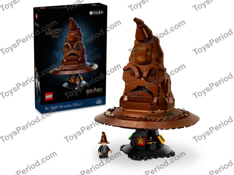 LEGO 76429 Talking Sorting Hat Set Parts List