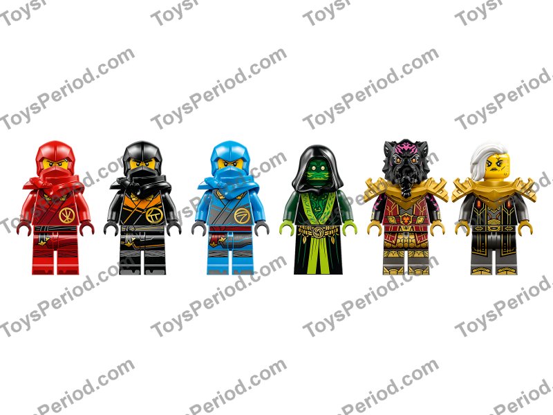 LEGO 71795 Temple of the Dragon Energy Cores Set Parts List