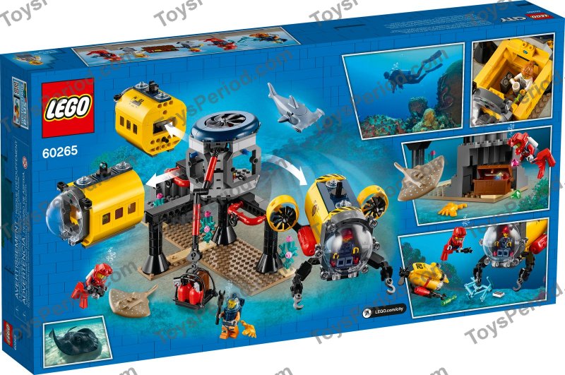 LEGO 60265 Ocean Exploration Base Set Parts List