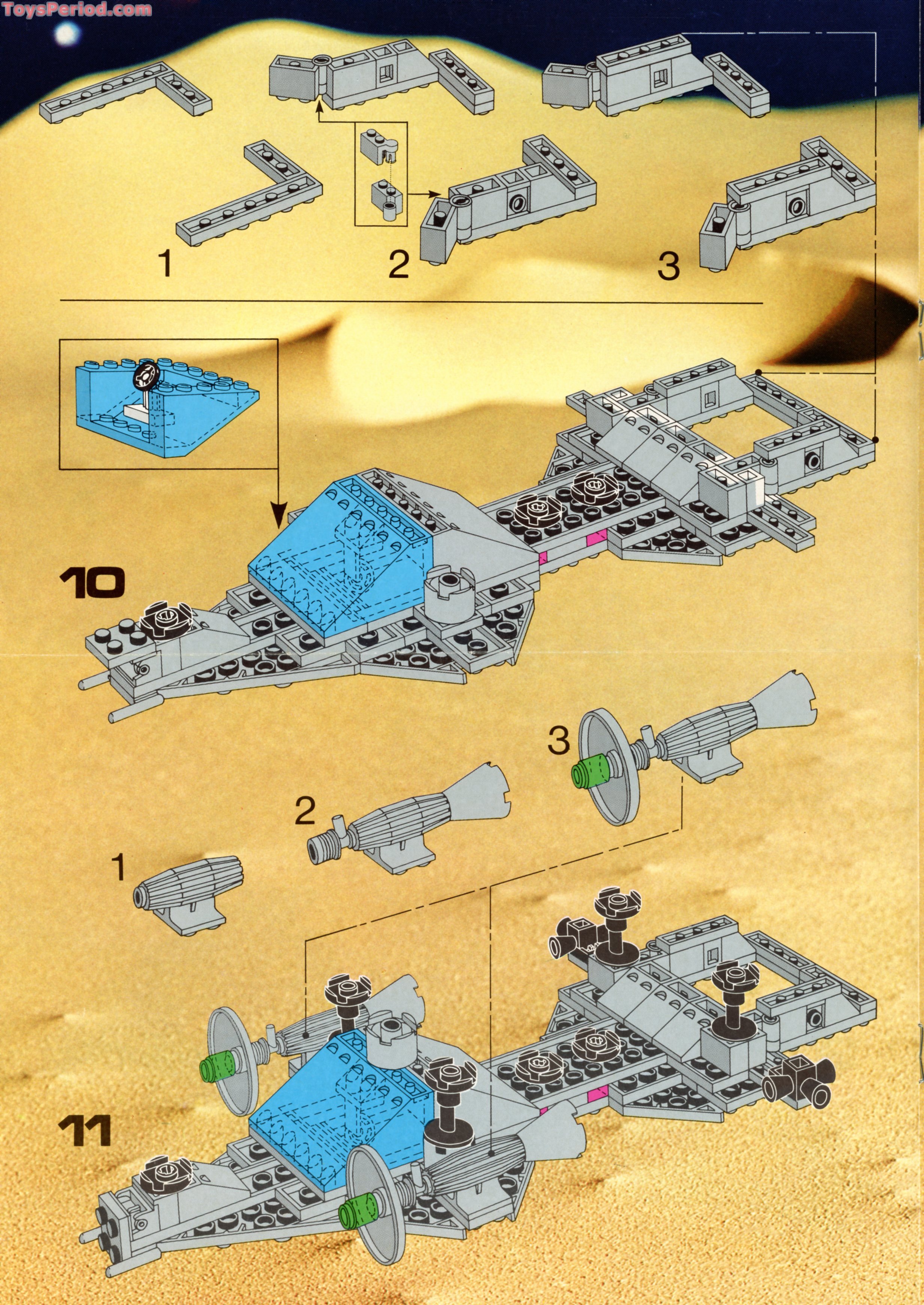 LEGO 6929 Starfleet Voyager Instructions and Parts List