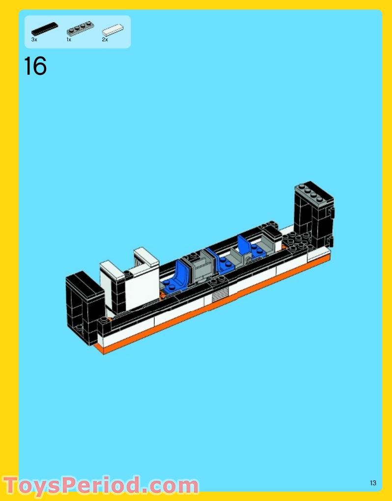 LEGO 10233 Horizon Express Instructions and Parts List