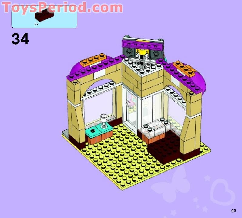 LEGO 41006 Downtown Bakery Instructions and Parts List