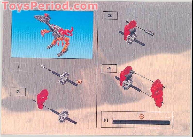 LEGO 10023 Bionicle Master Builder Set Set Parts Inventory and ...
