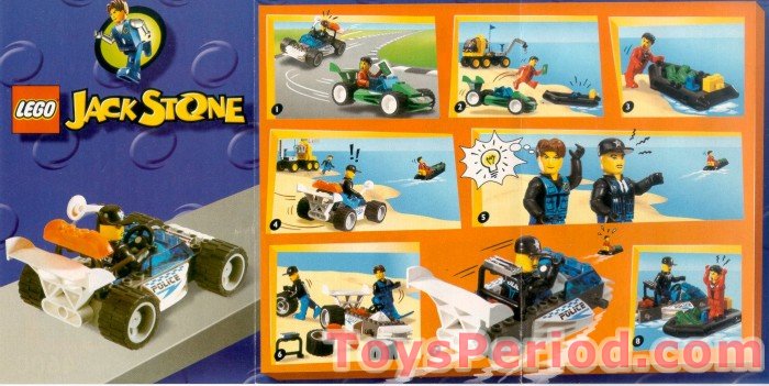 LEGO 4600 Police Cruiser Instructions and Parts List