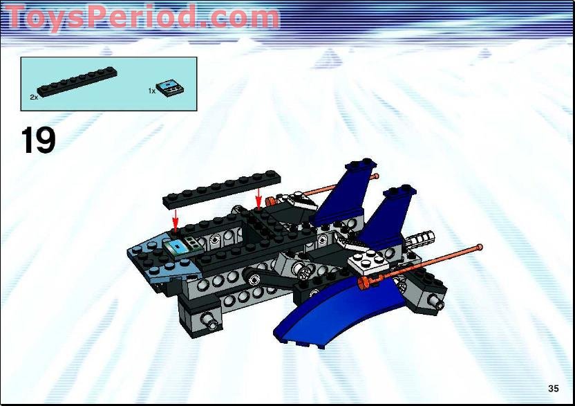 LEGO 4744 Tundra Tracker Instructions and Parts List