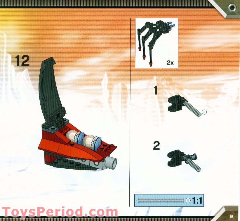 LEGO 4774 Scorpion Orb Launcher Instructions and Parts List
