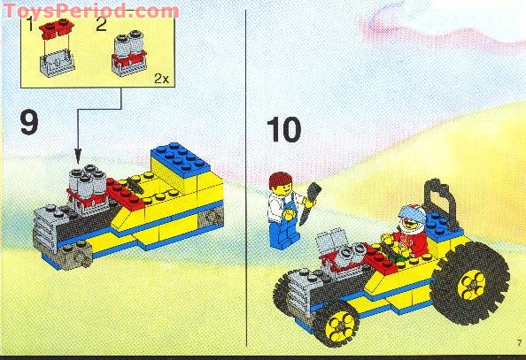 LEGO 4222 Challenger Set 300 Instructions and Parts List