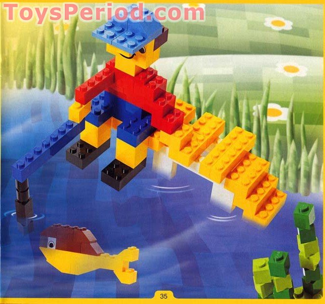 LEGO 4410 Large Creator Set in Box, 4 Plus Instructions and Parts List