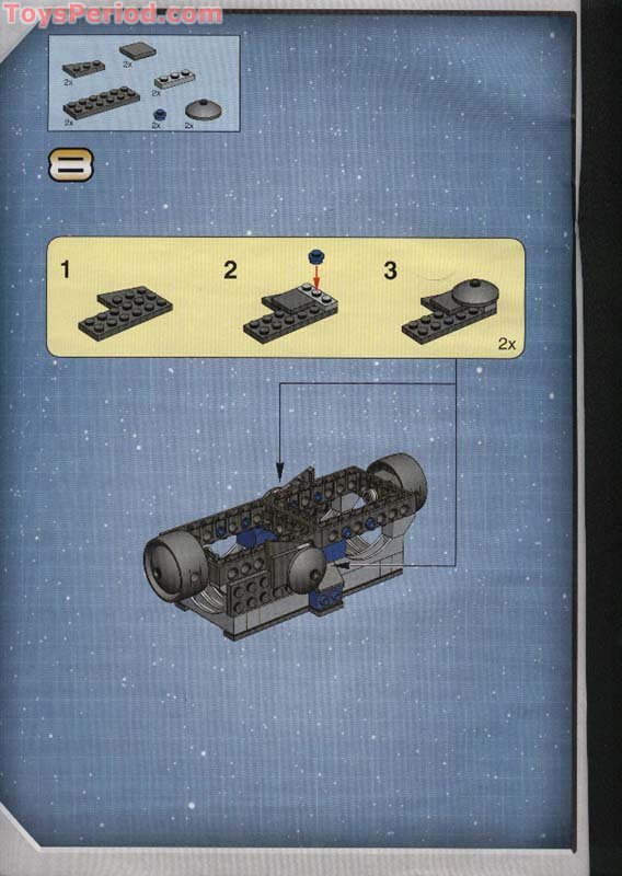 LEGO 4483-2 AT-AT, Blue Box Instructions and Parts List