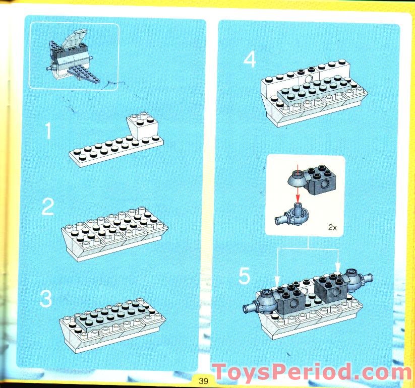 LEGO 4506 Deep Sea Predators Instructions and Parts List