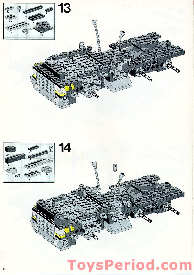 LEGO 5590 Whirl and Wheel Super Truck Instructions and Parts List