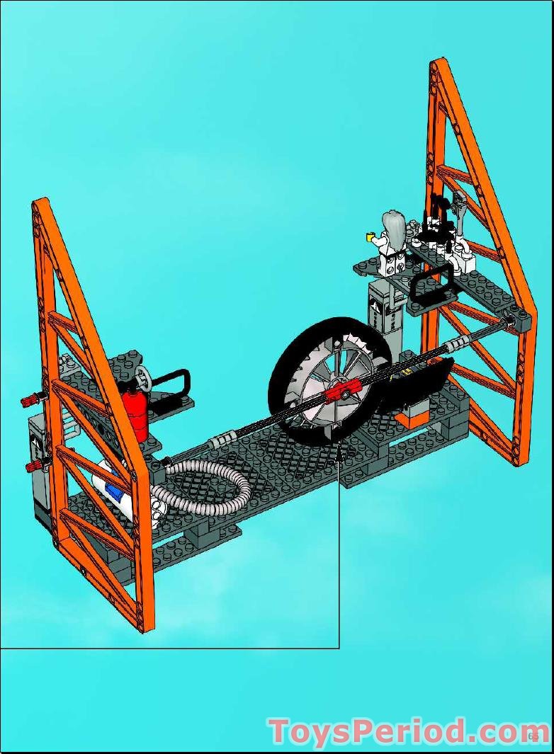 LEGO 7709 Sentai Fortress Instructions and Parts List
