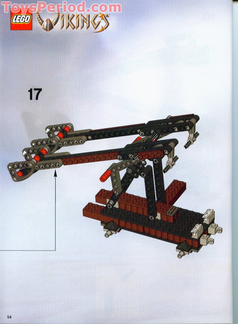 LEGO 7021 Viking Double Catapult Versus Armored Ofnir Dragon ...