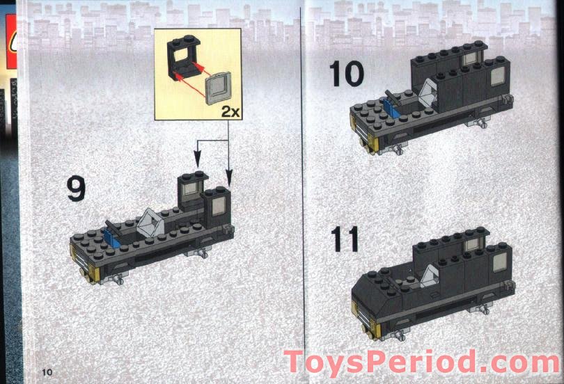 LEGO 7032 Highway Patrol and Undercover Van Instructions and Parts List