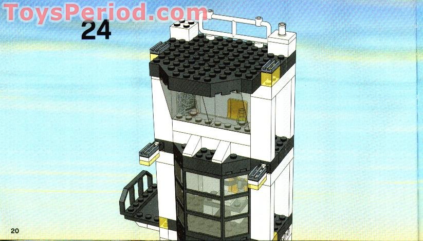 LEGO 7237-1 Police Station - with Light-Up Minifig Set Parts Inventory ...