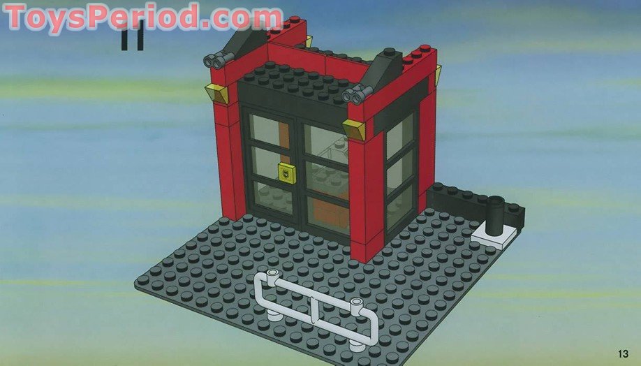 LEGO 7240 Fire Station Instructions and Parts List