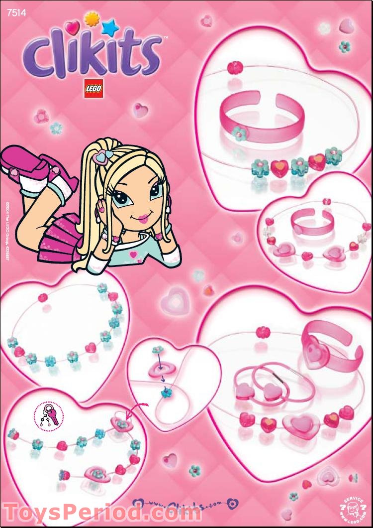 LEGO 7514 Sweet Dreamy Jewels Instructions, from 2004 | LEGO Reference