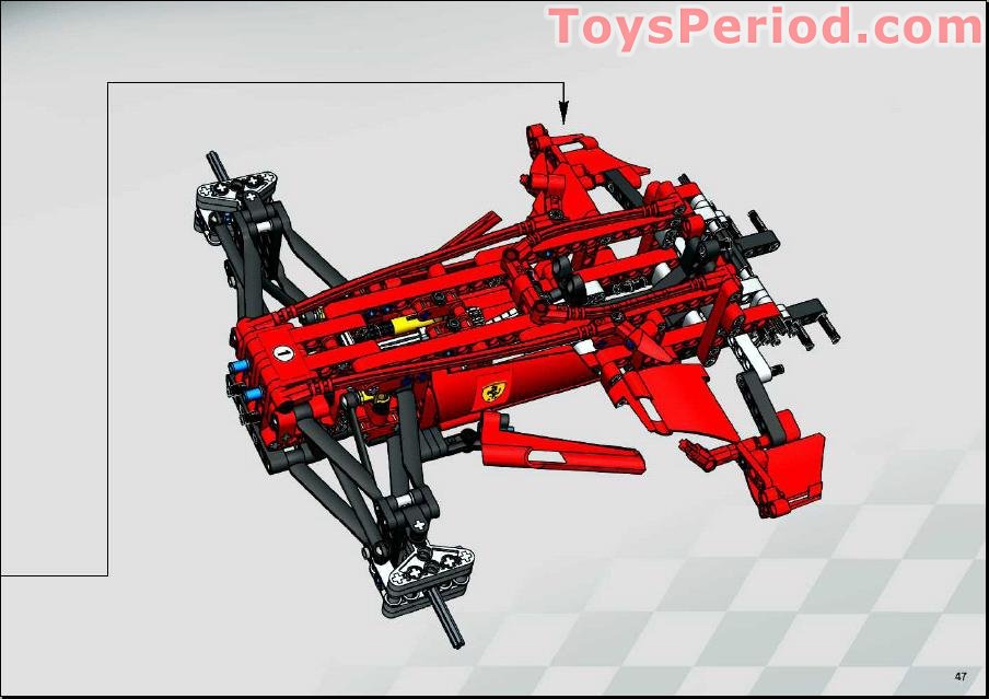 LEGO 8674 Ferrari F1 Racer 1:8 Instructions and Parts List
