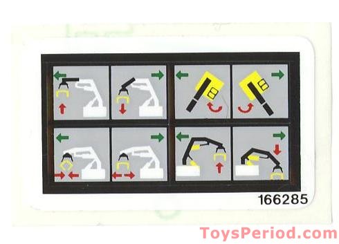 LEGO 8868 Air Tech Claw Rig Instructions and Parts List