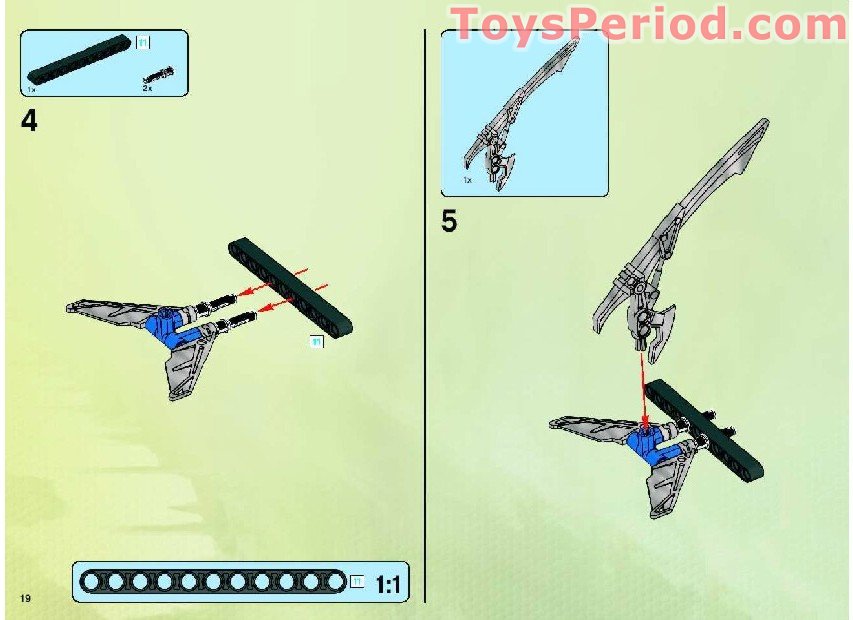 LEGO 8942-1 Jetrax T6 Instructions and Parts List