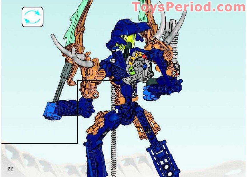 LEGO 8981 Tarix Instructions and Parts List