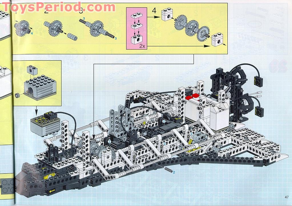 LEGO 8480 Space Shuttle Instructions and Parts List