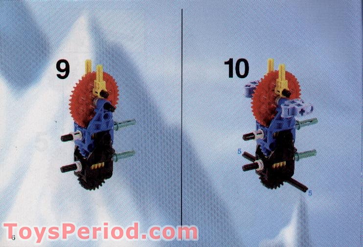 LEGO 8501 Ice Slizer Instructions and Parts List
