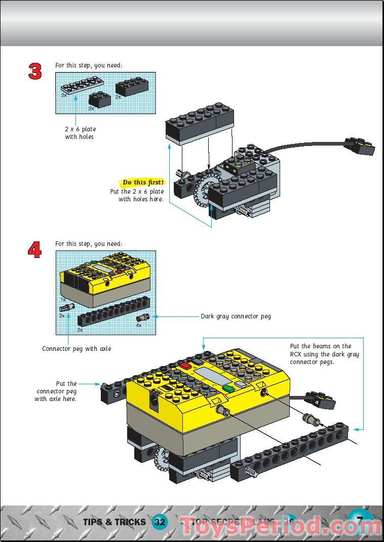 LEGO 9719 Robotics Invention System, Version 1.0 Instructions and Parts ...