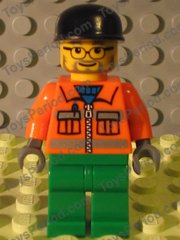 LEGO Sets with Minifigure cty049 Sanitary Engineer 2 - Green Legs ...