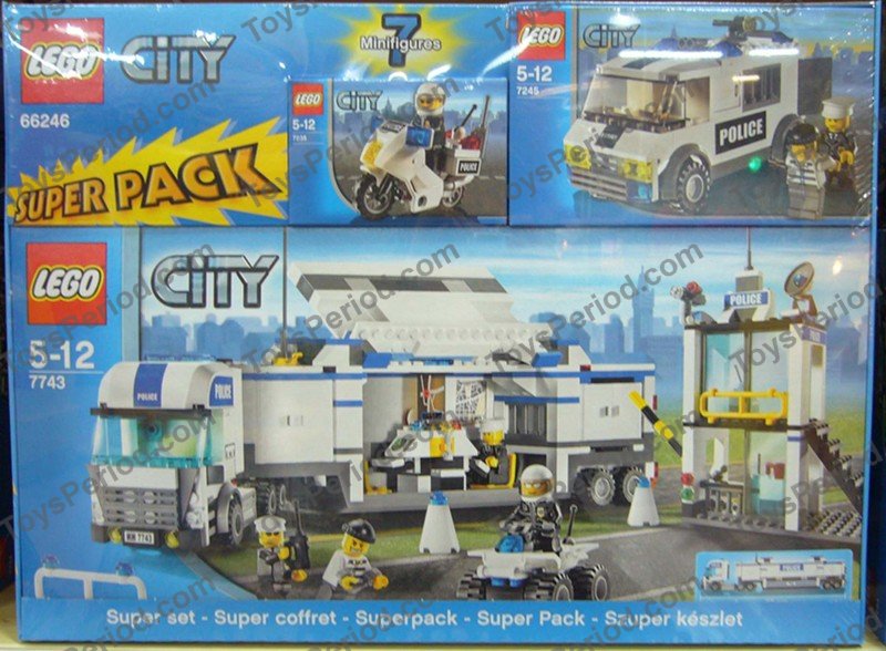 LEGO 66246 City Super Pack Set Parts List