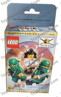 LEGO 3346 Three Minifig Pack - Ninja Number 3 Set Parts List