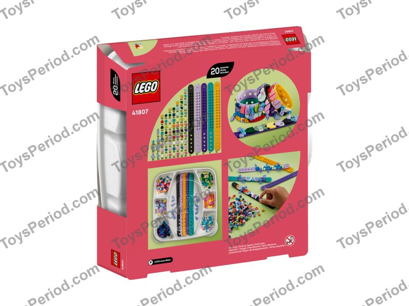 LEGO 41807 Bracelet Designer Mega Pack Set Parts List