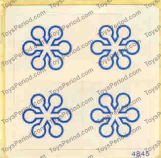 LEGO Sets with Part 147stk01 Sticker Sheet for Set 147 - (4845)
