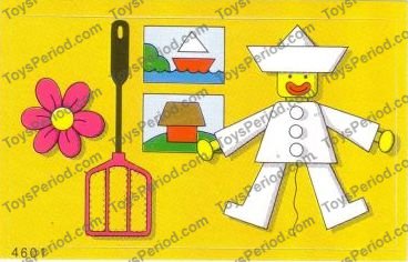LEGO Sets with Part 297stk01 Sticker Sheet for Set 297 - (4601)