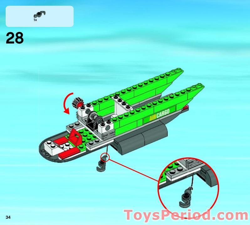 LEGO 60021 Cargo Heliplane Instructions and Parts List